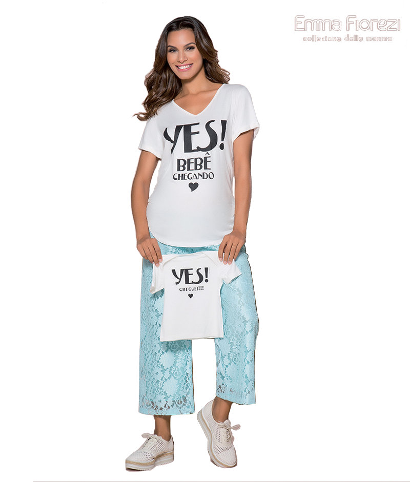 Camiseta Yes Bebê Chegando - Belly Home