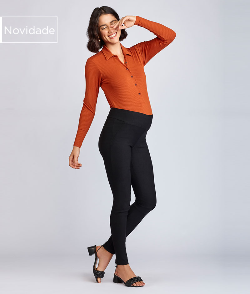 Calça Gestante Skinny Elastic - Belly Home