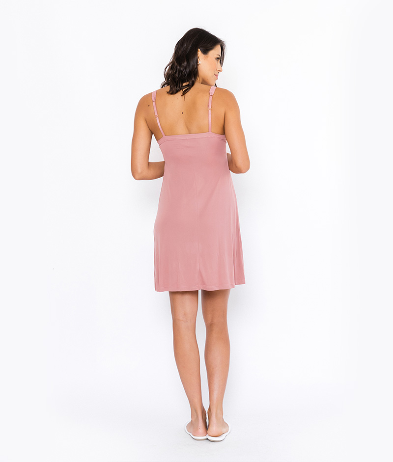 Conjunto Camisola e Robe com Renda Callas - Belly Home